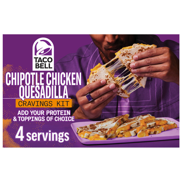 Taco Bell Chipotle Chicken Quesadilla Meal Kit Same-Day Delivery or ...