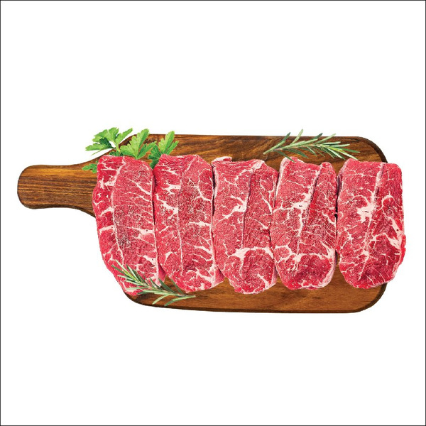 Thick Cut Beef Top Blade Steak Same-Day Delivery | Food Bazaar