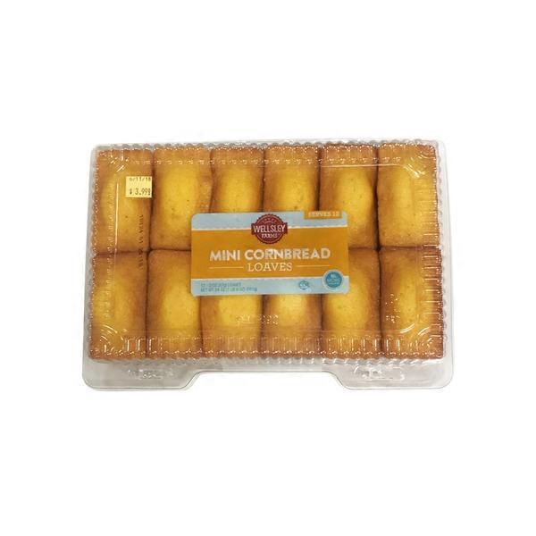 Wellsley Farms Mini Cornbread Loaves (12 ct) - Instacart