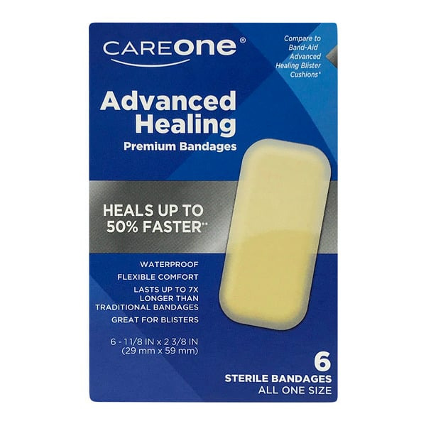 Food Lion CareOne Advanced Healing Bandages 1 1/8 x 2 3/8 Inch Same-Day ...