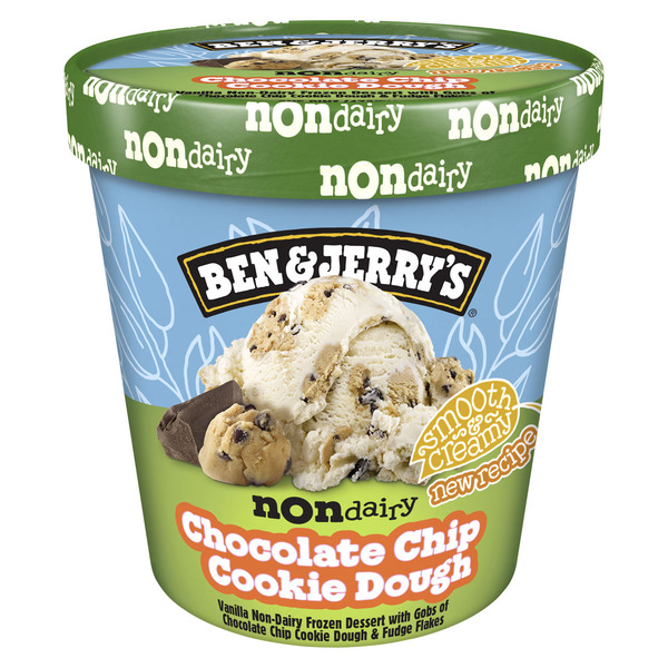 Wegmans Ben & Jerry's Non-dairy Chocolate Chip Cookie Dough Frozen ...