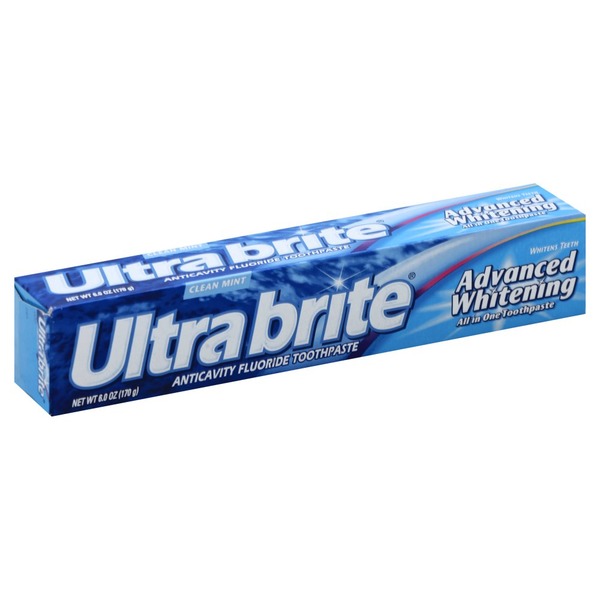 Ultra Brite Toothpaste, Anticavity Fluoride, Clean Mint (6 oz) from ...