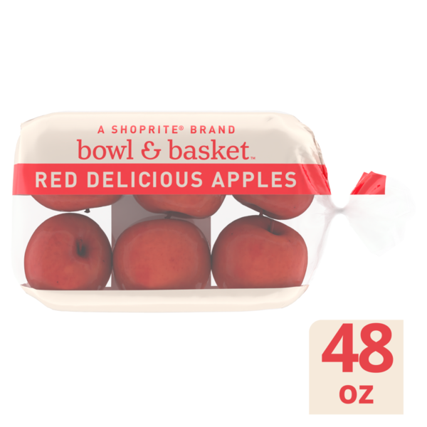 ShopRite Bowl & Basket Red Delicious Apples Same-Day Delivery | Instacart