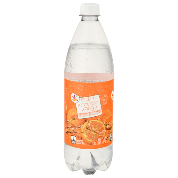 Stop & Shop Store Brand Mandarin Orange Seltzer Water Same-Day Delivery ...