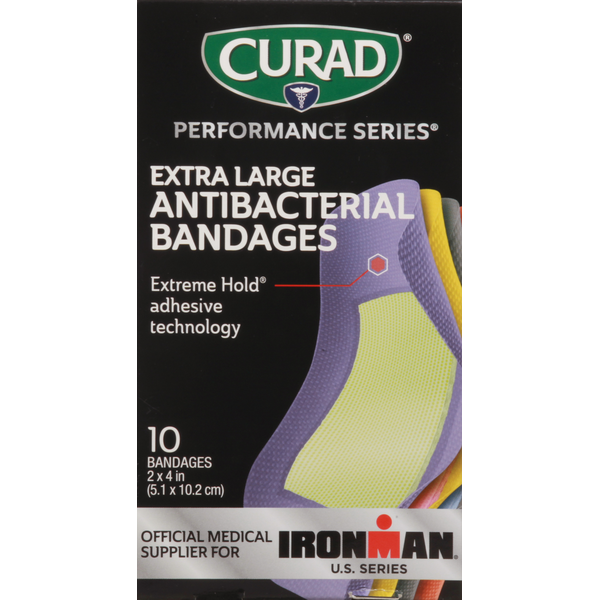 CURAD Bandages, Antibacterial, Extra Large Same-Day Delivery or Pickup ...