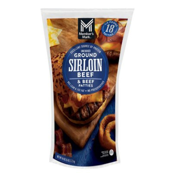 Member’s Mark Sirloin Beef Patties Same-Day Delivery | Sam's Club