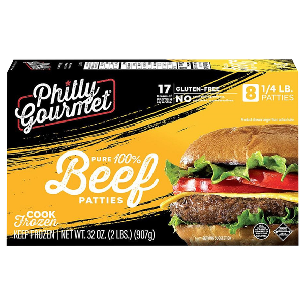 Food Lion Philly Gourmet Patties, 100% Pure Beef Same-Day Delivery or ...