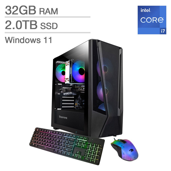 iBUYPOWER 14th Gen Intel Core i7-14700F GeForce RTX 4060 Windows ...