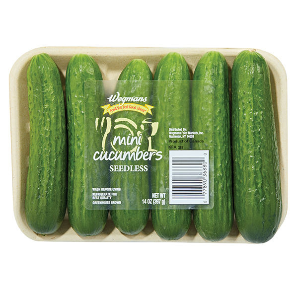 Wegmans Wegmans Seedless Mini Cucumbers Same-Day Delivery or Pickup ...