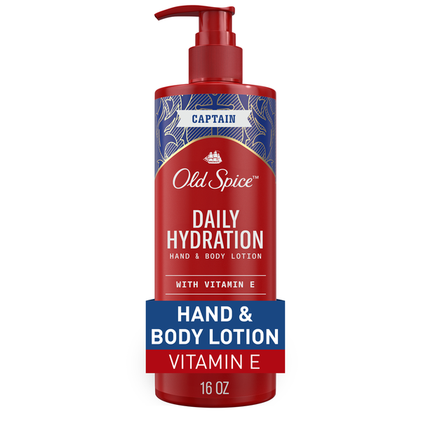 Old Spice Daily Hydration Hand & Body Lotion with Vitamin E Same-Day ...