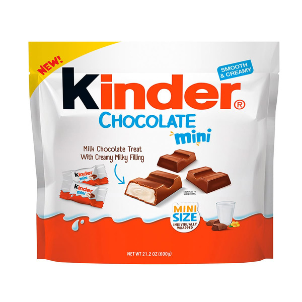 Costco Kinder Chocolate Mini, Milk Chocolate Bar With Creamy Milky ...