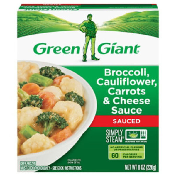 Safeway Green Giant Broccoli, Cauliflower, Carrots & Cheese Sauce ...