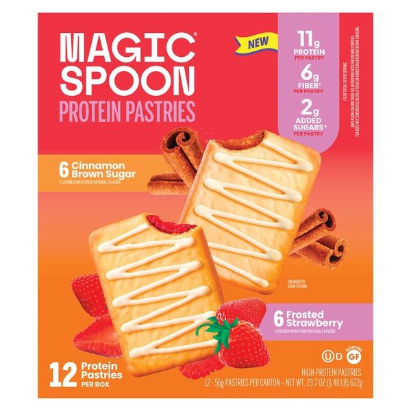 Magic Spoon Protein Pastries, Variety Pack, 1.97 oz, 12-count Same-Day ...