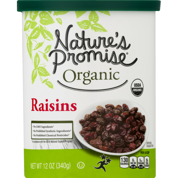 Nature's Promise Organic Raisins (12 oz) - Instacart
