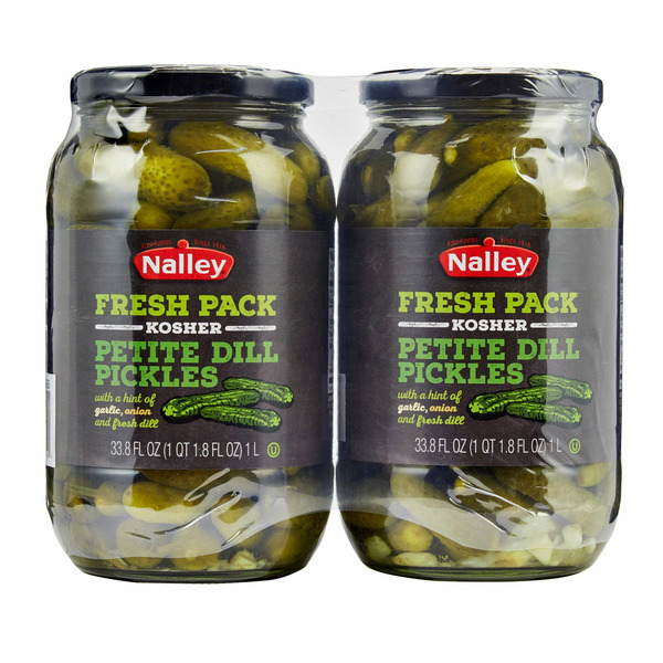 Nalley Pickles Whole Baby Dill, 33.8 oz, 2-count Same-Day Delivery | Costco