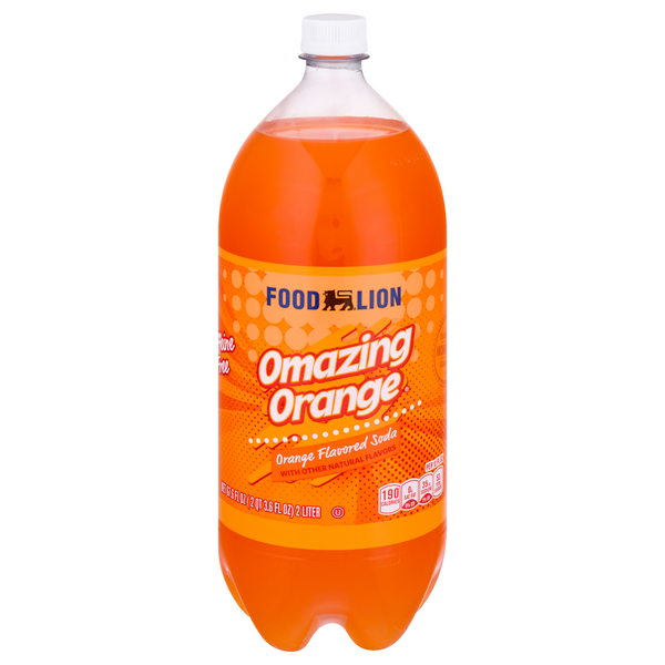 Food Lion Food Lion Soda, Caffeine Free, Omazing Orange Same-Day ...