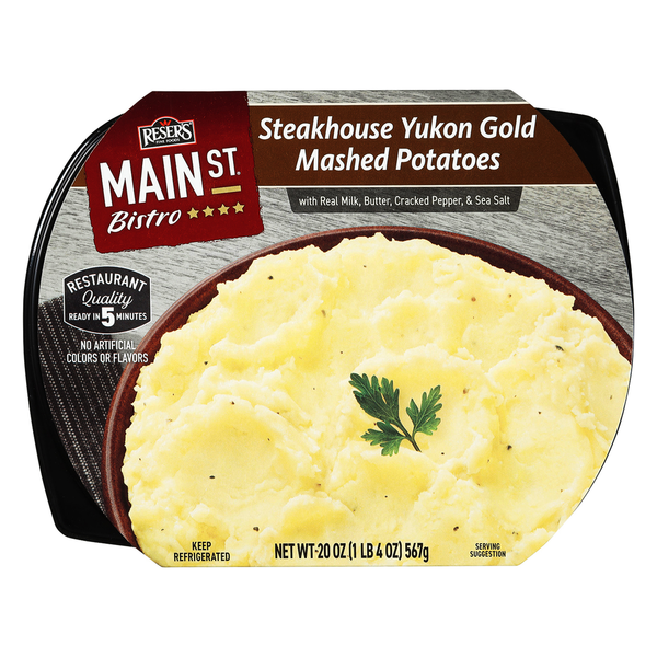 Reser’s Main St Bistro Mashed Potatoes, Steakhouse Yukon Gold Same-Day ...