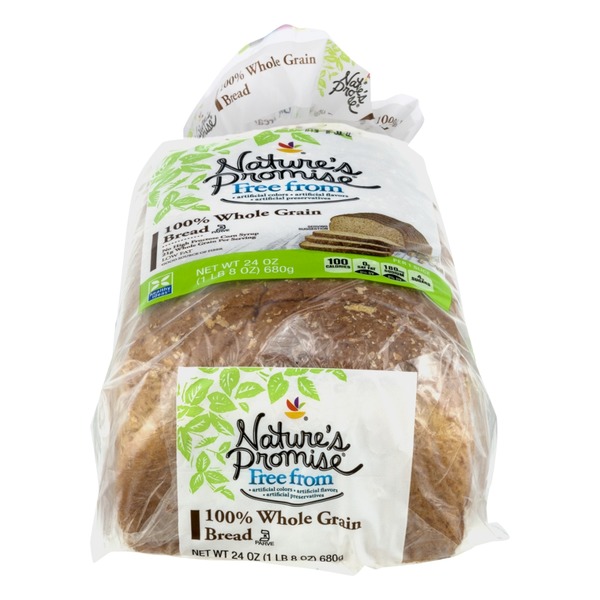 Nature's Promise Bread 100% Whole Grain (24 oz) - Instacart