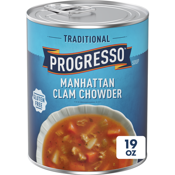Giant Eagle Progresso Soup, Manhattan Clam Chowder, Traditional Same ...
