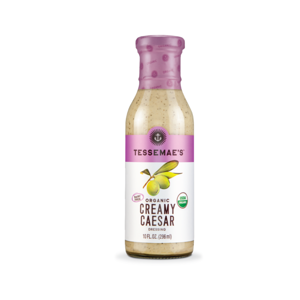 Tessemae's All Natural Dressing, Organic, Creamy Caesar (10 oz) - Instacart