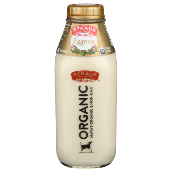 Straus Family Creamery Eggnog, Organic Same-Day Delivery or Pickup ...