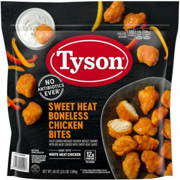Sam's Club Tyson Sweet Heat Boneless Chicken Bites Fully Cooked Breaded ...