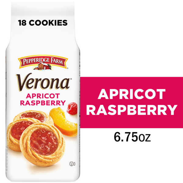 Pepperidge Farm Verona Apricot Raspberry Thumbprint Cookies Same-Day ...
