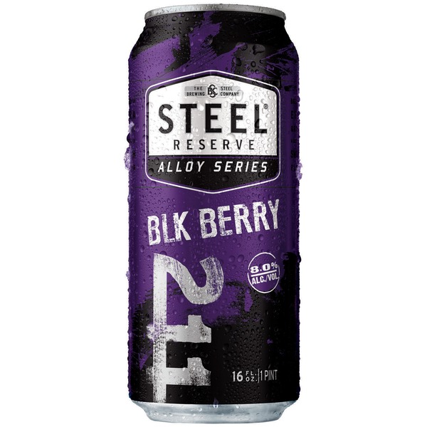 Steel Reserve Blk Berry Flavored Malt Beverage (16 fl oz) - Instacart