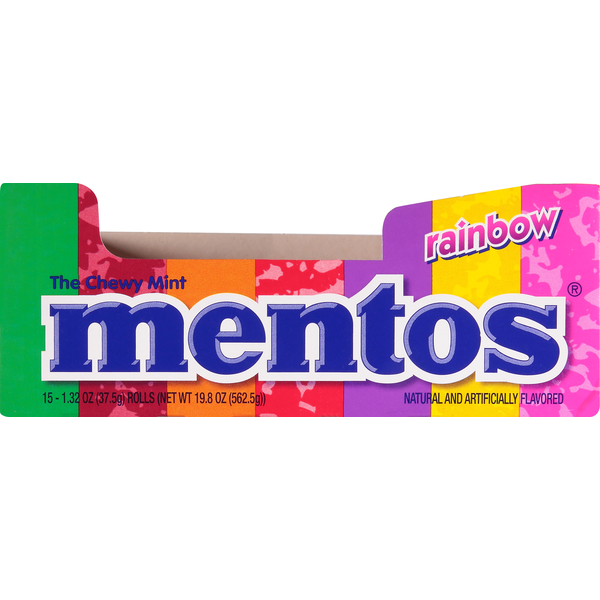 Mentos Chewy Mint, Rainbow (15 each) - Instacart