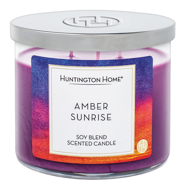Huntington Home 3 Wick Candle - Amber Sunrise Same-Day Delivery or Pickup | ALDI