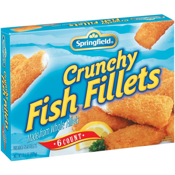 Springfield Crunchy 6 Ct Fish Fillets (11.4 oz) - Instacart