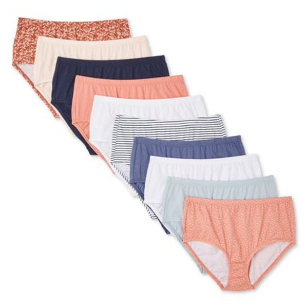 Walmart George Women's Briefs, Large - Coral Same-Day Delivery | Instacart