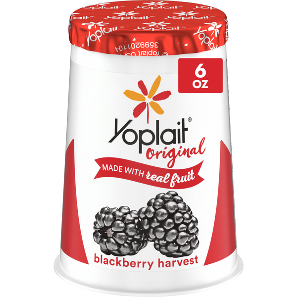 Yoplait Original Low Fat Blackberry Harvest Yogurt Cup Same-Day ...
