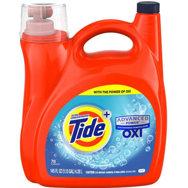 Costco Tide Advanced Power Liquid Laundry Detergent with Oxi Pickup ...