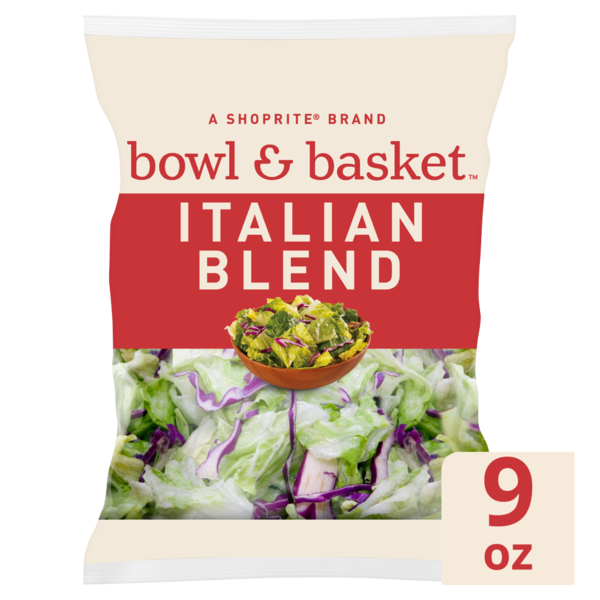 ShopRite Bowl & Basket Italian Blend Crunchy Romaine Lettuce & Red ...