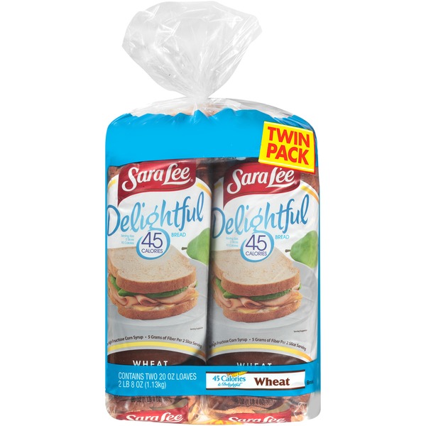Sara Lee 45 Calories & Wheat Bread (20 oz) - Instacart