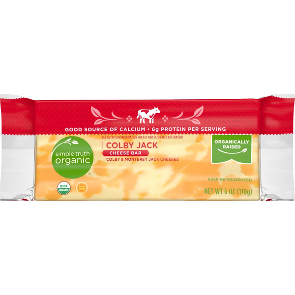 Kroger Simple Truth Colby Jack Colby & Monterey Jack Cheese Bar Same ...