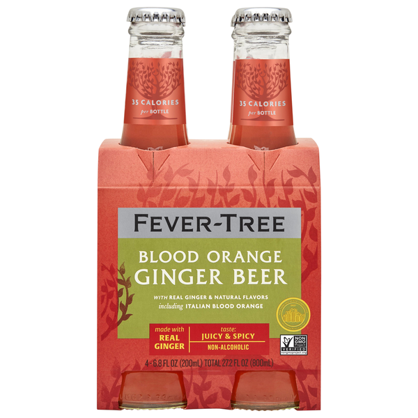 Fever-Tree Non-Alcoholic Blood Orange Ginger Beer Same-Day Delivery or ...