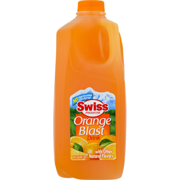 Swiss Premium Drink Orange Blast (1.89 L) - Instacart