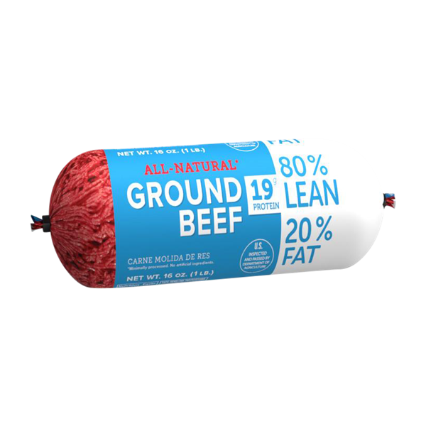 Hy-Vee Ibp Cr Fn Ground Beef 80/20 1 Same-Day Delivery or Pickup ...
