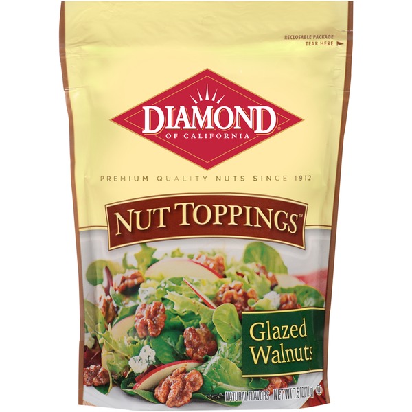 Diamond Of California® Nut Toppings Glazed Walnuts (7.5 oz) - Instacart