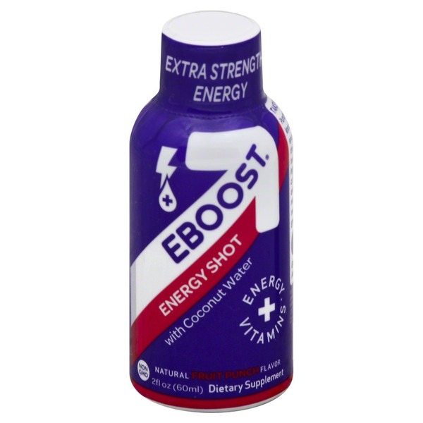 Eboost Energy Shot, Fruit Punch, Bottle (2 oz) - Instacart
