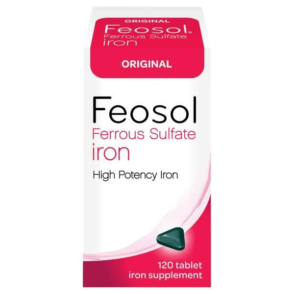 Publix Feosol Iron, Ferrous Sulfate, Original, Tablet Same-Day Delivery ...