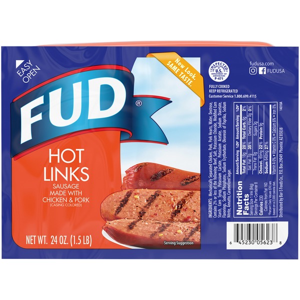 Fud Hot Links (24 oz) - Instacart
