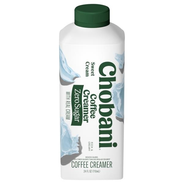 Chobani Coffee Creamer, Zero Sugar, Sweet Cream Same-Day Delivery or ...