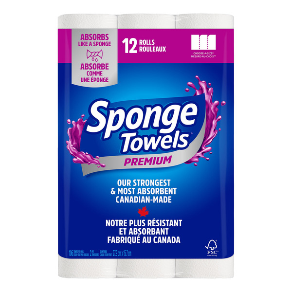 Sponge Towels Premium Paper Towels Same-Day Delivery | Costco