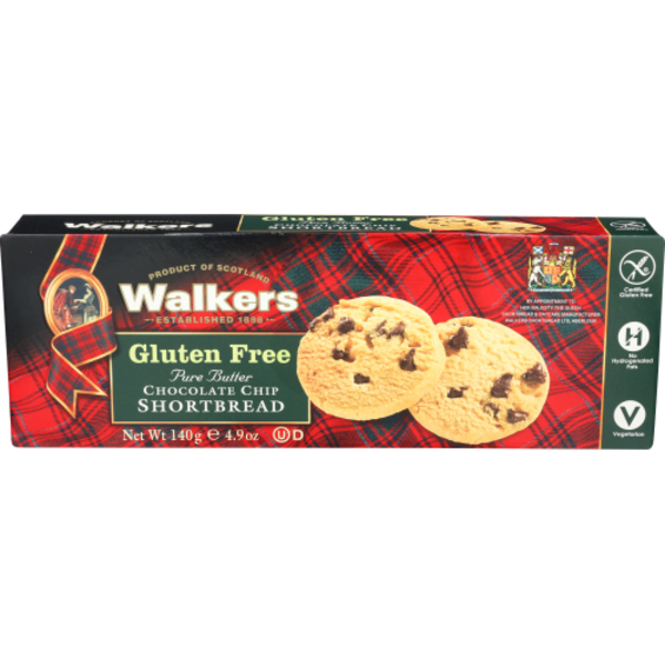 Sprouts Farmers Market Walkers Shortbread Gluten Free, Chocolate Chip ...