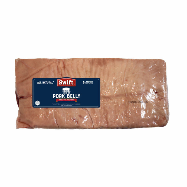 Boneless Pork Belly Skin On Full Case Per Lb. Same-Day Delivery | Costco