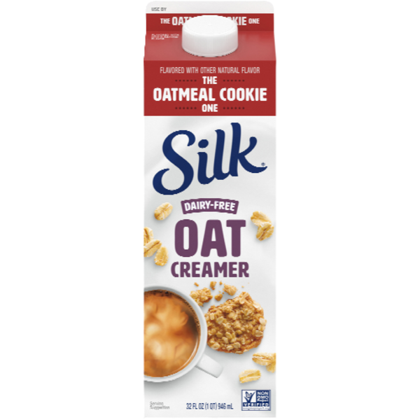 Silk Oat Yeah Oatmilk Oatmeal Cookie Creamer Same-Day Delivery or ...
