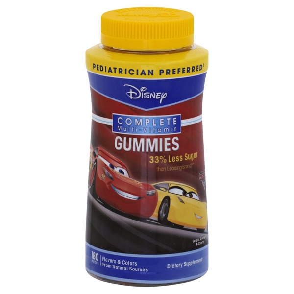 Nature Smart Multi-Vitamin, Complete, Gummies, Disney Pixar Cars (180 ...